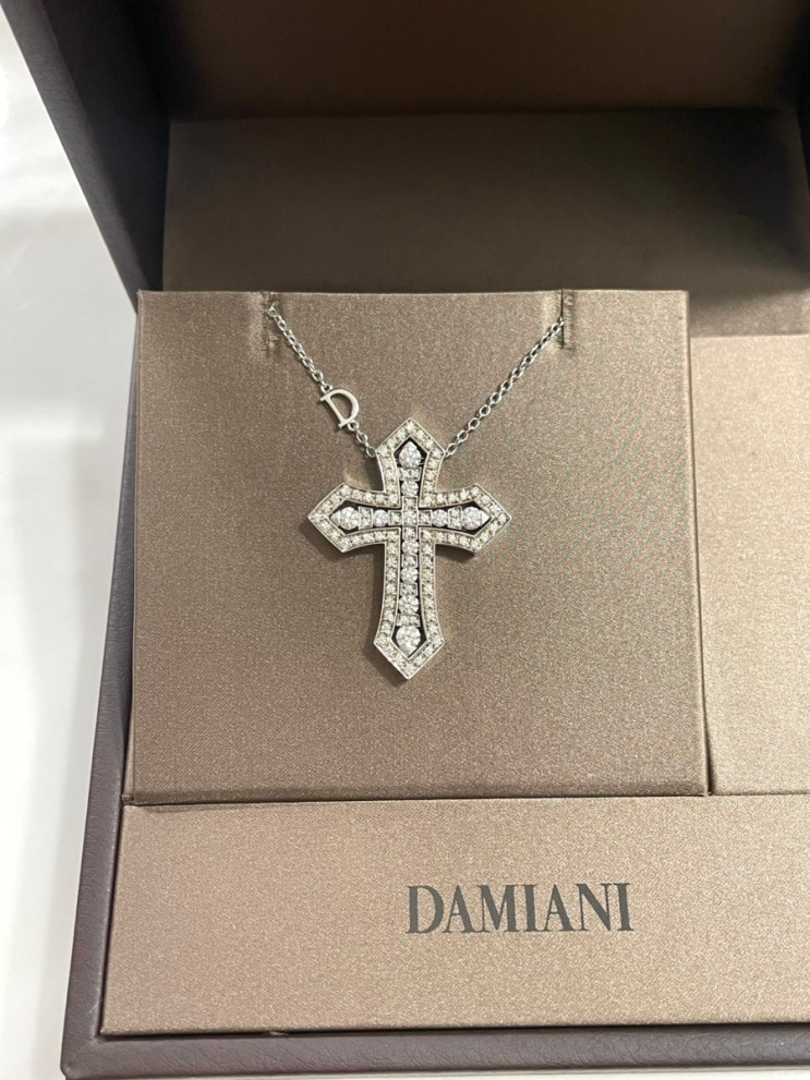 [DAMIANI] 다미아니 벨에포크 크라운 네크리스 화이트골드 : 네이버 블로그