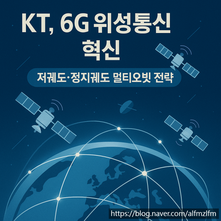KT, 6G 위성통신으로 우주 시대 연다! 저궤도·정지궤도 멀티오빗 전략 총력 : 네이버 블로그