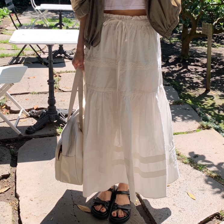 Jclassy) 프릴 롱스커트, 피버 캉캉스커트, 자수 밴딩 레이어드스커트 마켓 진행해요! : 네이버 블로그