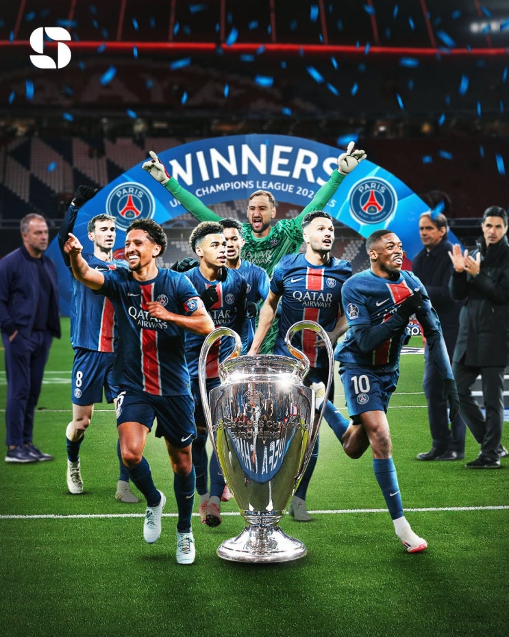 UCL. Final] 이강인, 한국인 두 번째 UCL 우승 달성! PSG, UCL 첫 우승&쿼드러플+'2골 1도움' 두에, UCL 결승 최연소 득점+도움 기록한 선수 등극 ...