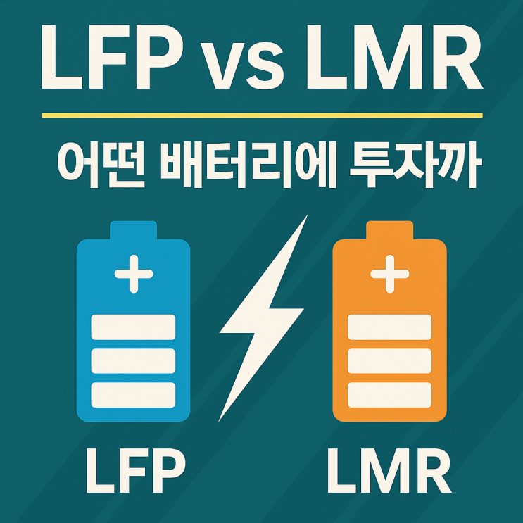 🔋LFP vs LMR 배터리: 기술 비교와 투자 전략 : 네이버 블로그