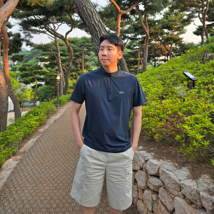 K2 케이투 남성 반팔 티셔츠 오싹(OSSAK) 냉감 시원한 남자 코디 : 네이버 블로그