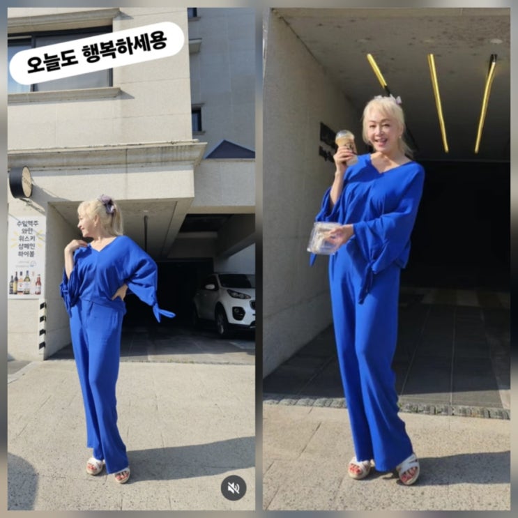 박해미 올블루 패션으로 전한 근황 나이 학력 프로필 : 네이버 블로그