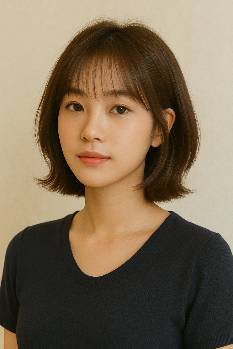 ️ 2025 여름 단발 정리! 기장별 단발 헤어스타일 추천 가이드 : 네이버 블로그