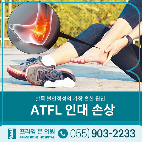 발목 불안정성의 원인, ATFL 인대 손상! 치료와 예방 방법 : 네이버 블로그