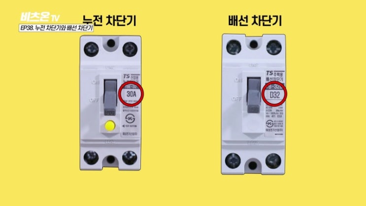 배선용 차단기와 누전 차단기의 차이점 스위치 다운의 원인 : 네이버 블로그