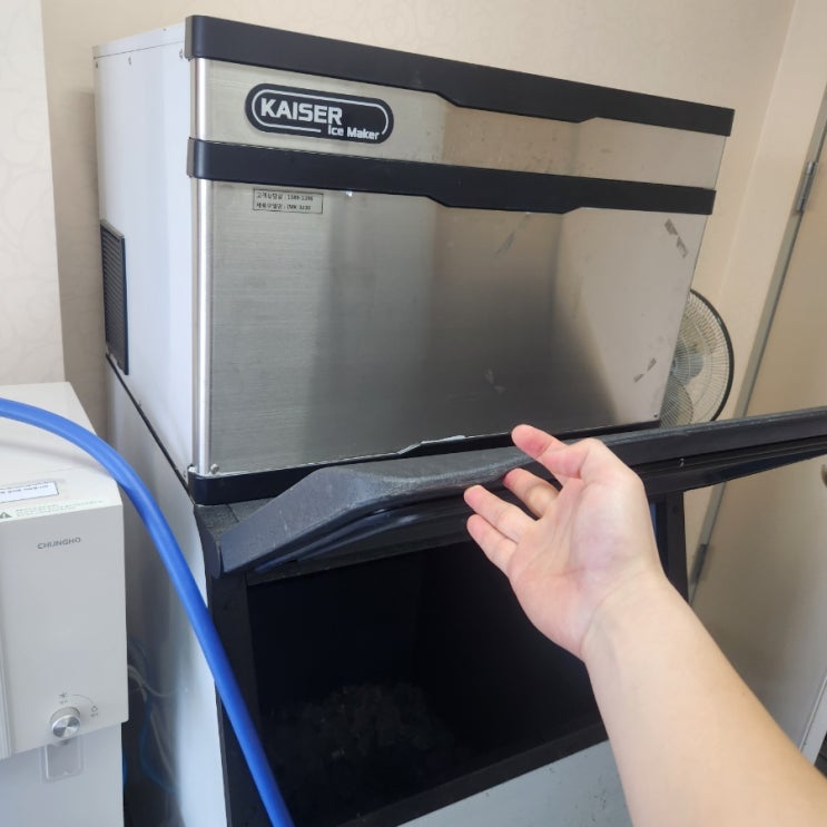250407 성남시 판교 제빙기청소 카이저250kg대형, 50kg 3대 이끌림케어 : 네이버 블로그