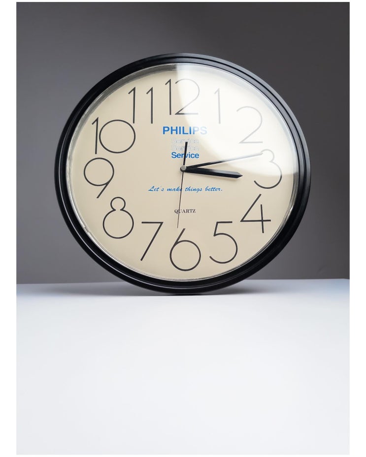 SOLD 1990s Vintage serviece wall clock by ‘Philips’, 빈티지 필립스 벽시계 : 네이버 블로그