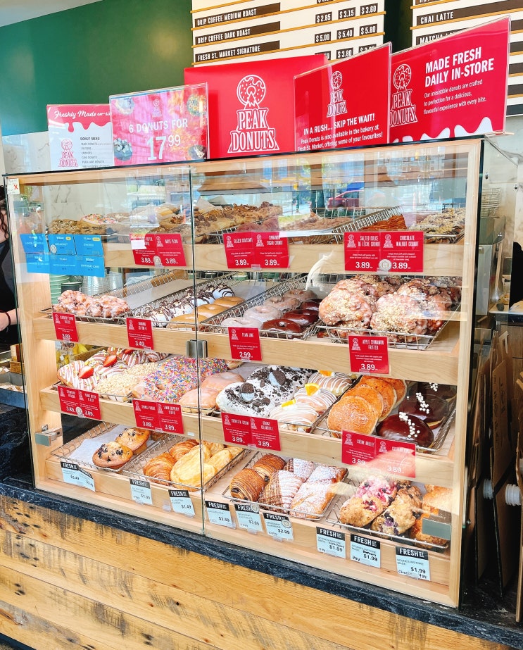 밴쿠버 도넛 맛집 Peak Donuts / Lucky's Doughnuts : 네이버 블로그