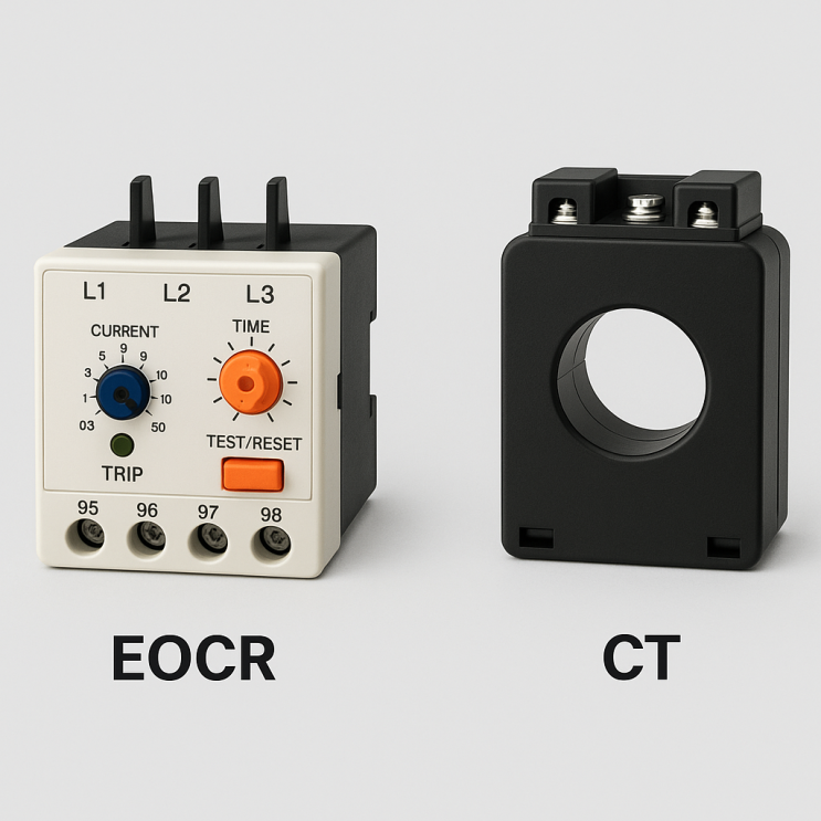 과전류계전기(EOCR) 변류기(CT) 뜻 기능 원리ㅣ설정 세팅 접점ㅣ결선 알람 트립 고장 : 네이버 블로그