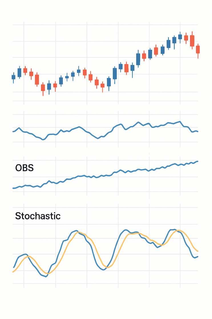 주식의 매매보조지표 활용하기(OBV, RSI,스토캐스틱) : 네이버 블로그