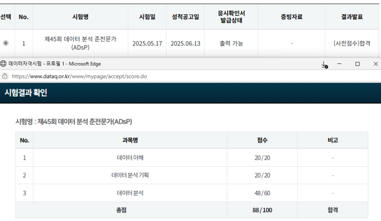 ㅣ자격증 공부 후기ㅣ제 45회 ADsP 비전공자 직장인 독학 합격 후기 + 공부법 / 꿀팁 : 네이버 블로그