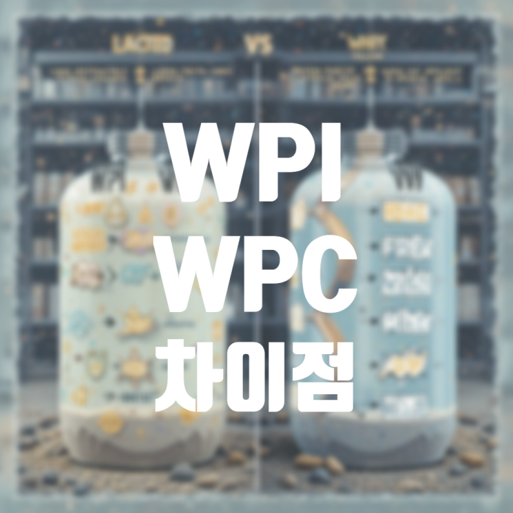유당불내증 단백질 보충제 WPI? WPC? 차이점 : 네이버 블로그