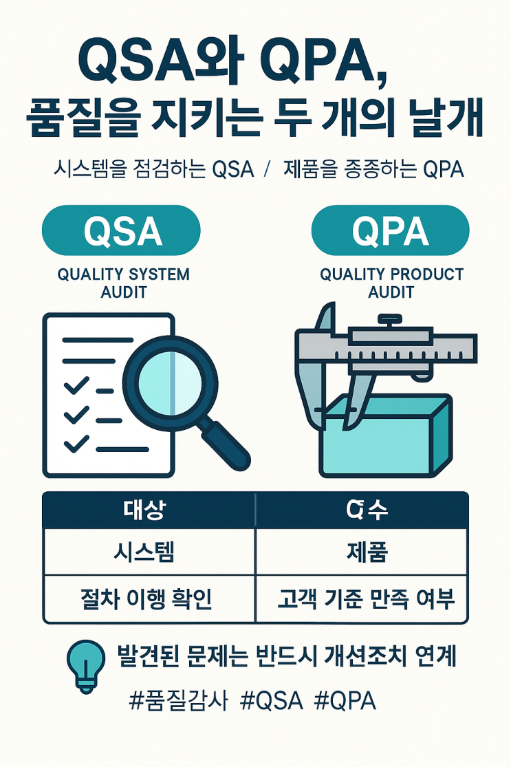 QSA와 QPA, 품질의 든든한 두 축 : 네이버 블로그