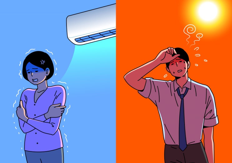 냉방병 증상 코로나랑 구분하기 예방법도(1분) : 네이버 블로그