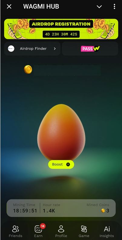 Wagmi Hub 에어드랍 청구 : 네이버 블로그