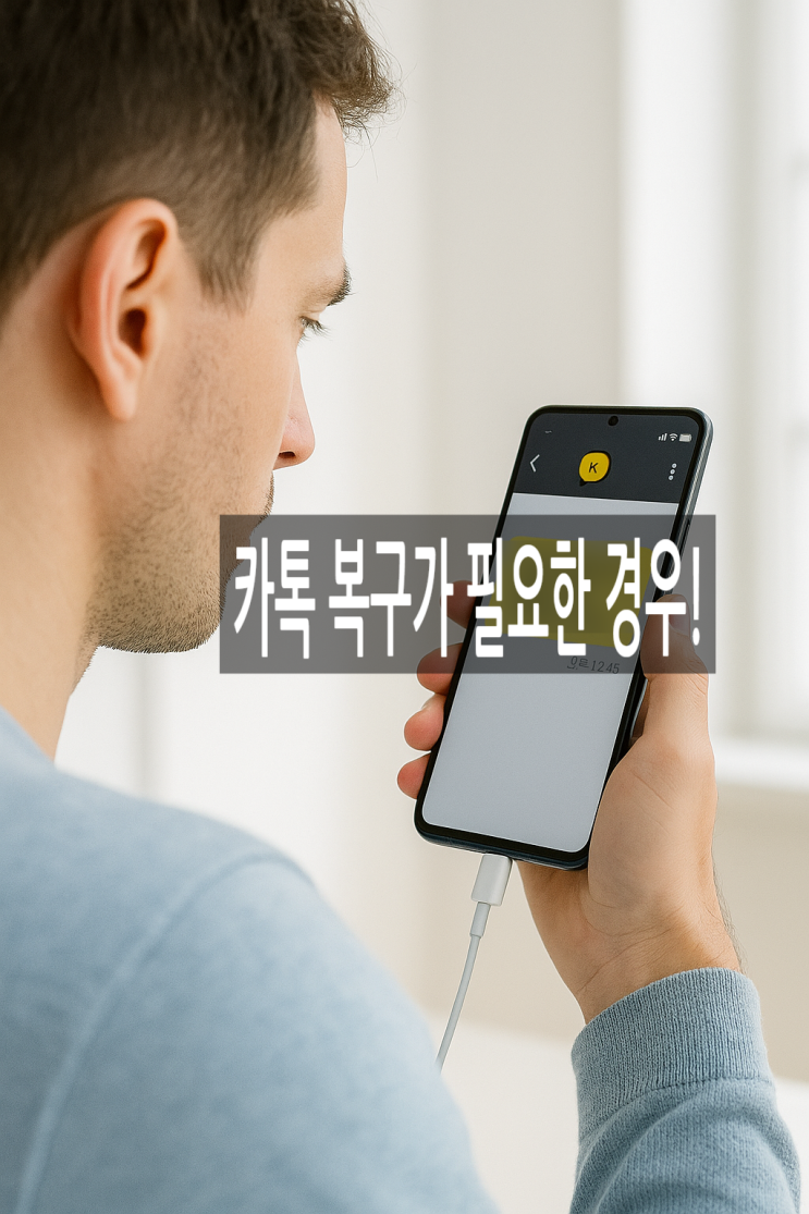 카톡 채팅 복구 방법! 실수로 나가기한 대화도 복원 가능?! : 네이버 블로그