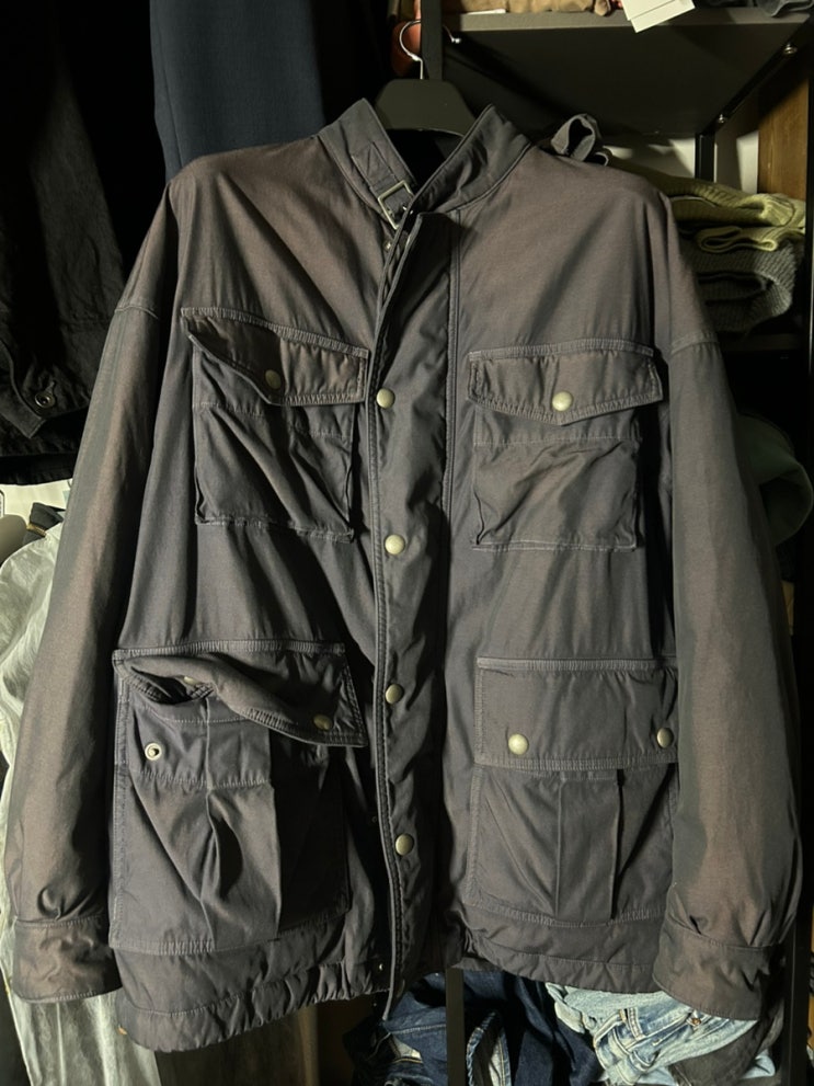 Visvim alta field down jacket navy : 네이버 블로그