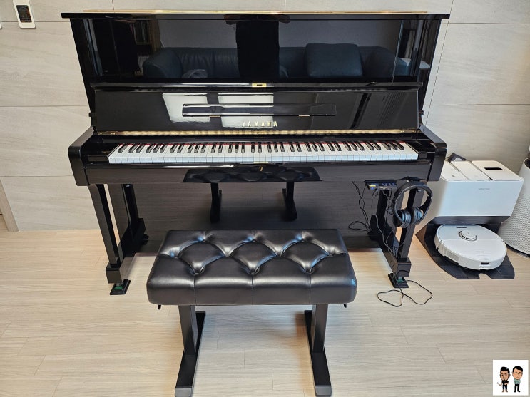야마하 yus 업라이트 피아노에 제니오 사일런트 프리미엄 플러스 설치 후 배송 : 네이버 블로그