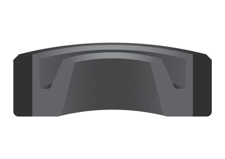 11474 SS Profile Clipper® Rotation Shaft Oil Seals with NBR Lip 0.667x1 ...