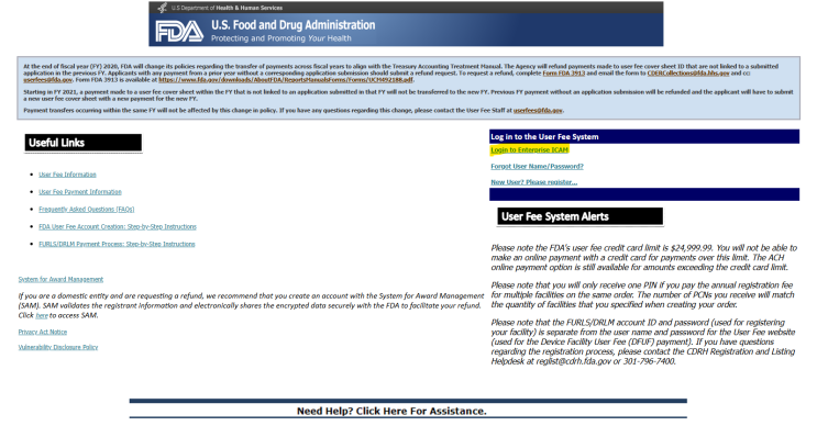 FDA 의료기기 Class 1 Estabilishment Registration User fee 납부 및 기기 등록 방법_2탄 ...