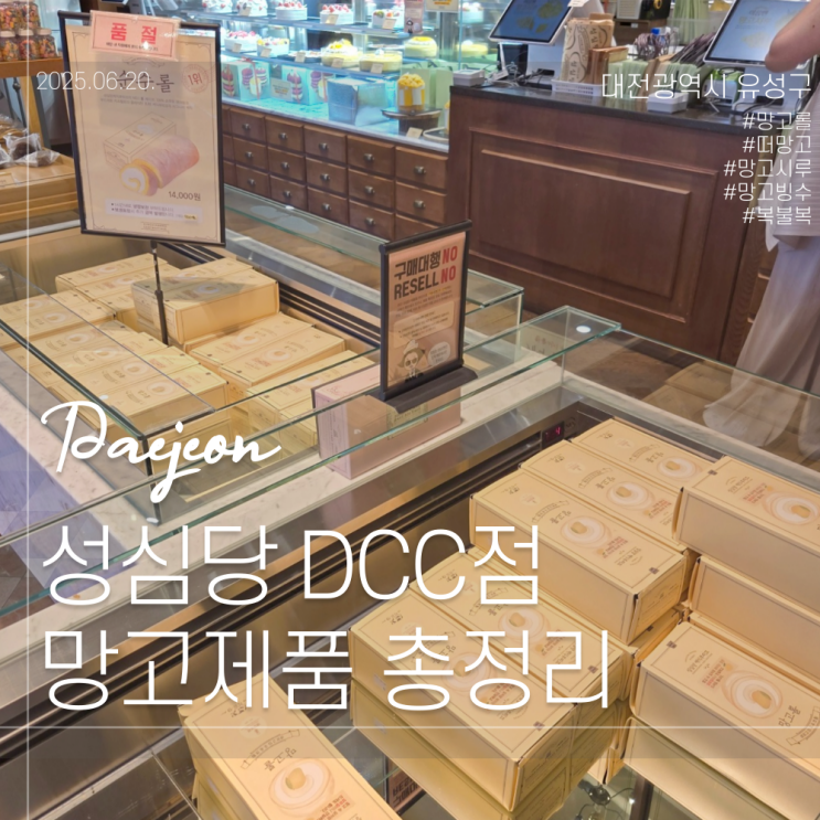 성심당 DCC점 망고 총정리 ㅣ 망고롤 떠망고 망고시루 망고빙수까지 : 네이버 블로그