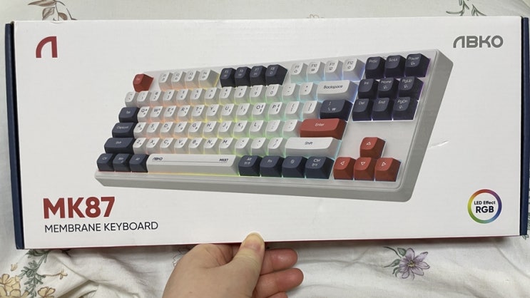 앱코 텐키리스 87키 멤브레인 키보드 MK87, 흑 유선이라니! : 네이버 블로그