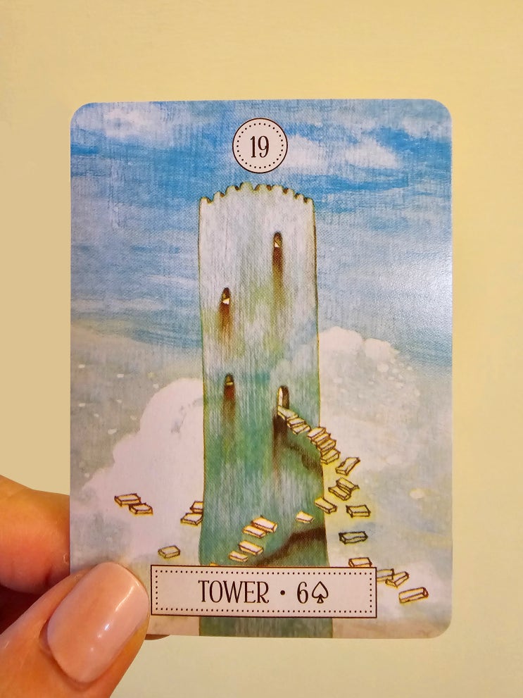 레노먼드(르노르망, Lenormand) 19번 탑 (19. (TOWER) 카드 의미 및 조합 목록 (타로카드 배우기) : 네이버 블로그