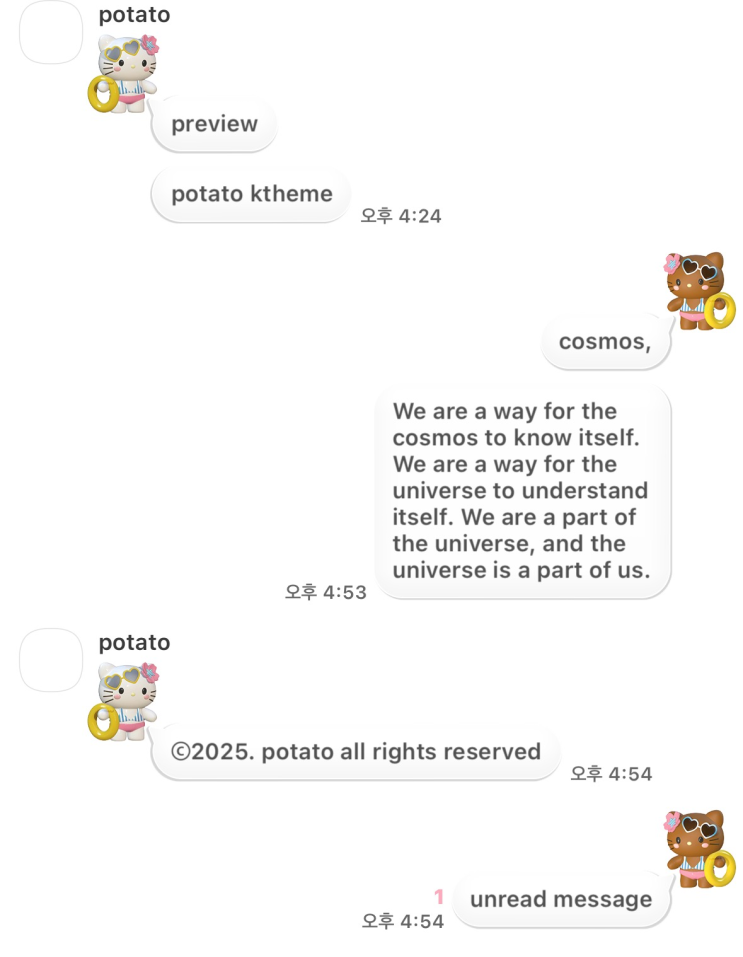 [오류수정]ios ktheme; summer twin tanning kitty : 네이버 블로그