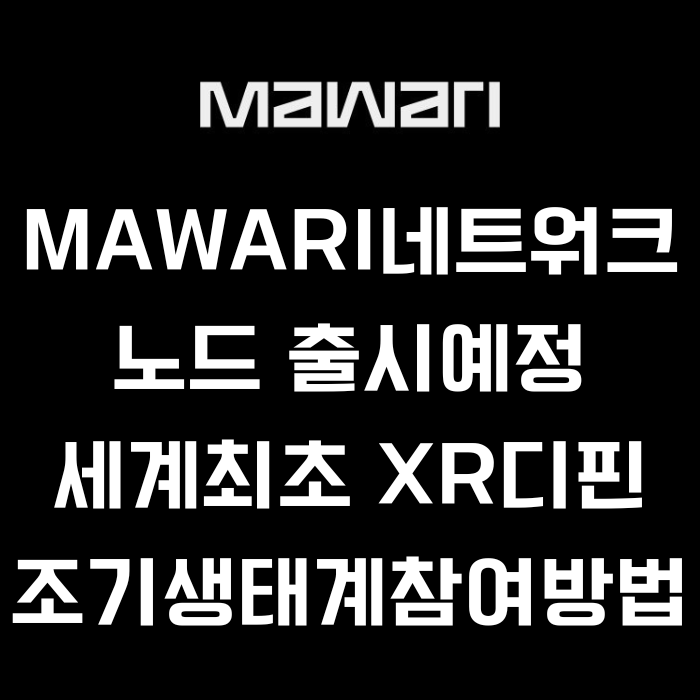 MAWARI 마와리네트워크 세계최초 확장현실(XR) DEPIN 메타버스 프로젝트 넷플릭스 미국 퀄컴 반도체와 협력 삼성넥스트도 ...