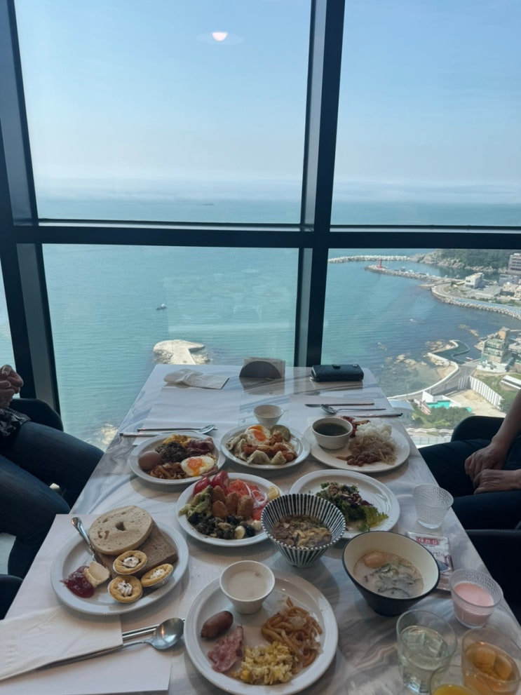 기장 한화 리조트 조식 맛집 오션뷰 뷔페 골든리지 마티에 오시리아 네이버 블로그