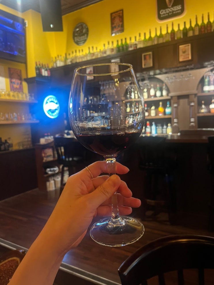 천안 앤디스펍(ANDY’S PUB) 마타스 스페셜 리저브 타우니 포트 와인 글래스 + 고구마 프라이즈 + 코젤 다크(Kozel ...
