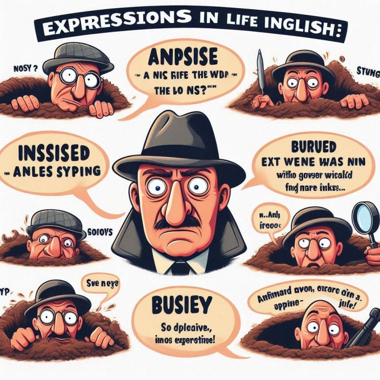 참견, 오지랖을 영어로~ nosy 예문 : 네이버 블로그