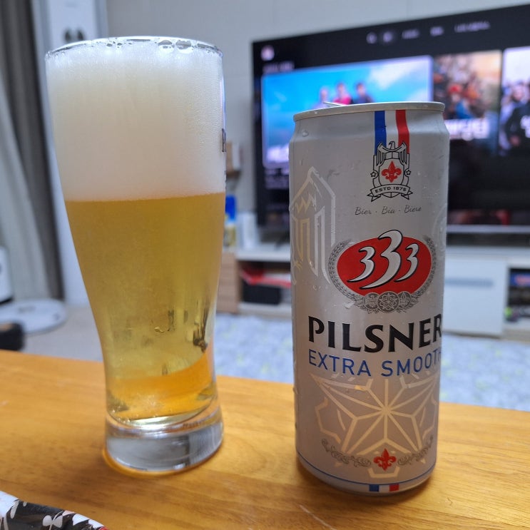 베트남 맥주 / 333 필스너 엑스트라 스무스 / 333 Pilsner Extra Smooth / 먹을만한 베트남 맥주 ...