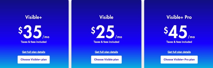 Visible Plans Summary (as of 2025) : 네이버 블로그