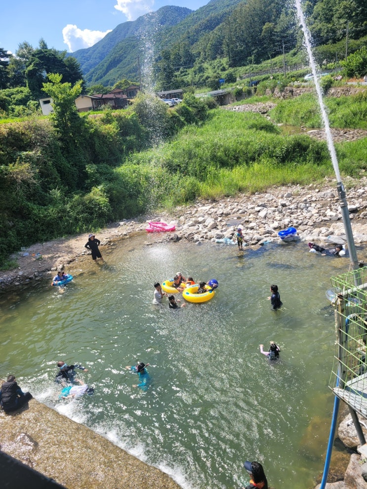 대구 근교 계곡. 성주 포천계곡 평상. 포천계곡 펜션. [물가펜션] : 네이버 블로그