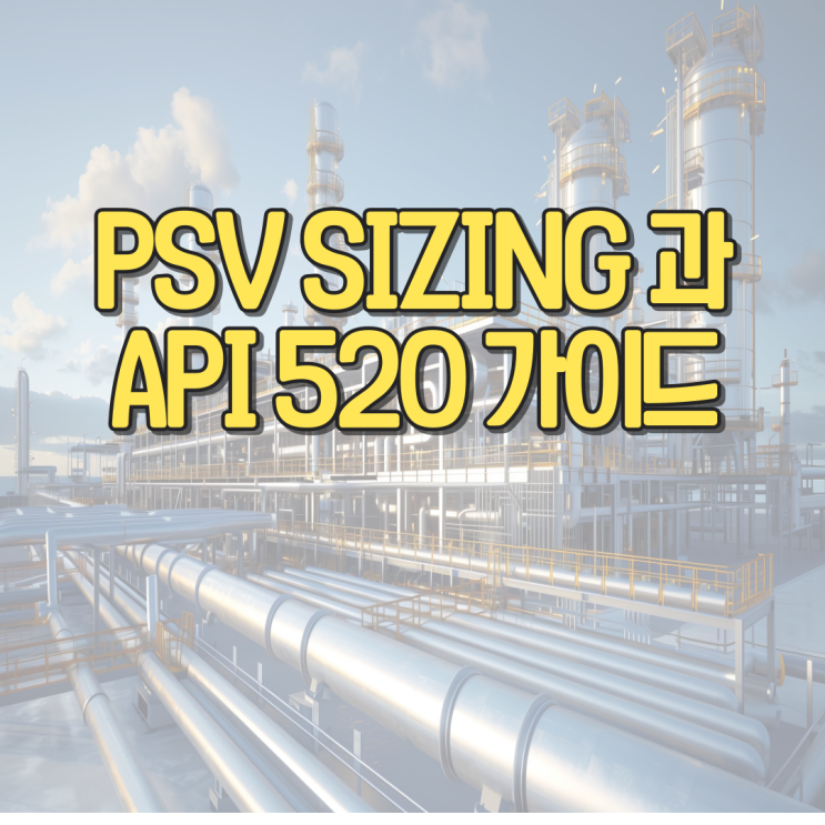 PSV 사이징과 API 520 설계 가이드 : 네이버 블로그