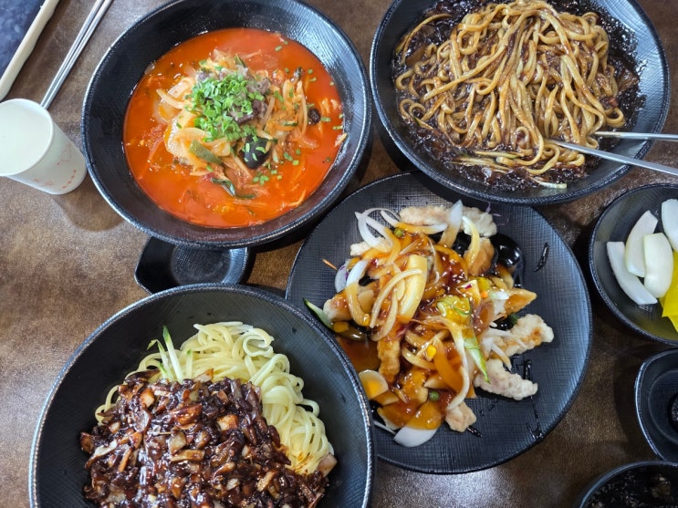 경산 백자산온천 맛집 백자각 짜장 짬뽕 중국집 : 네이버 블로그