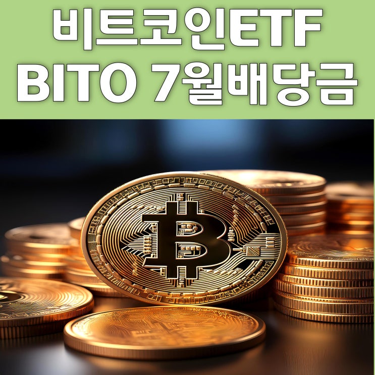 비트코인 현물etf는 언제? 대체 투자 bito 7월 배당금 기록 : 네이버 블로그