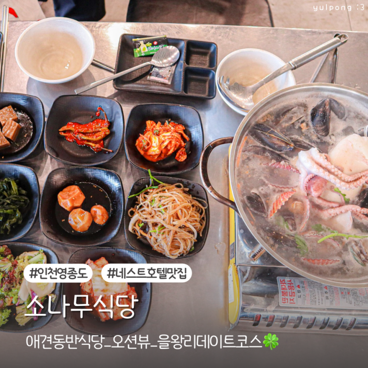 네스트호텔맛집 소나무식당 바다 보며 먹는 해물전골 애견동반식당 : 네이버 블로그