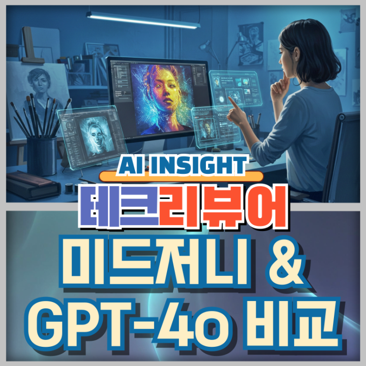 AI 이미지 생성 미드저니와 GPT-4o 비교 : 네이버 블로그