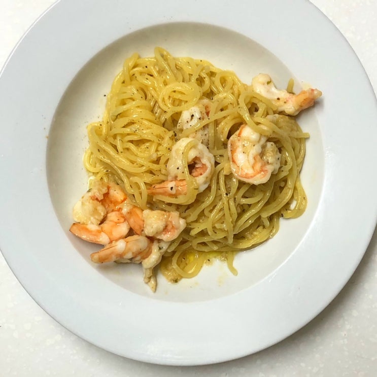 새우 알리오올리오, 더운날엔 뚝딱! 한 접시 - 정신우 셰프 : 네이버 블로그