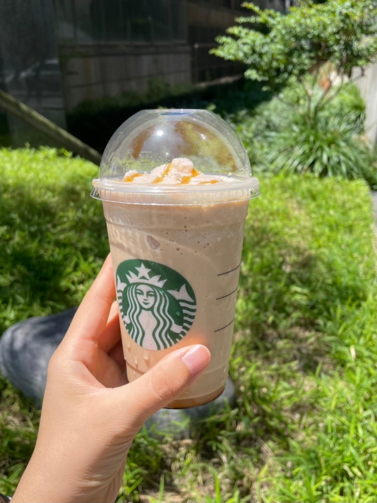 스타벅스 카페브륄레 프라푸치노 달달함 끝판왕 후기 : 네이버 블로그