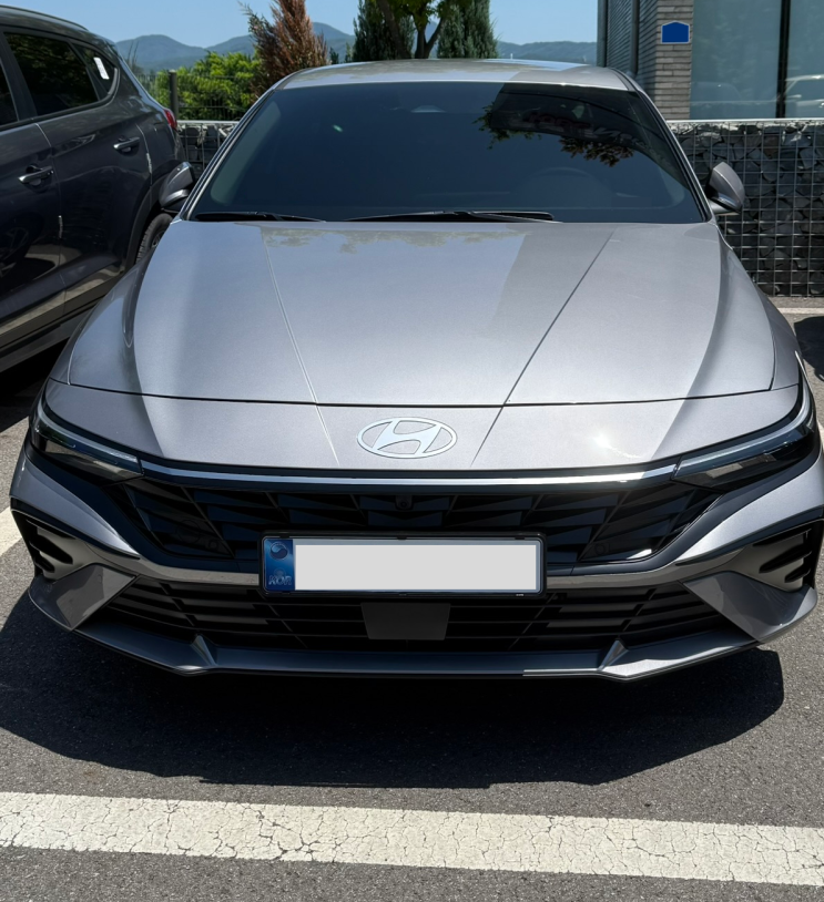 아반떼 CN7 2026년식 플루이드 그레이 메탈릭 내돈내산 출고후기 : 네이버 블로그