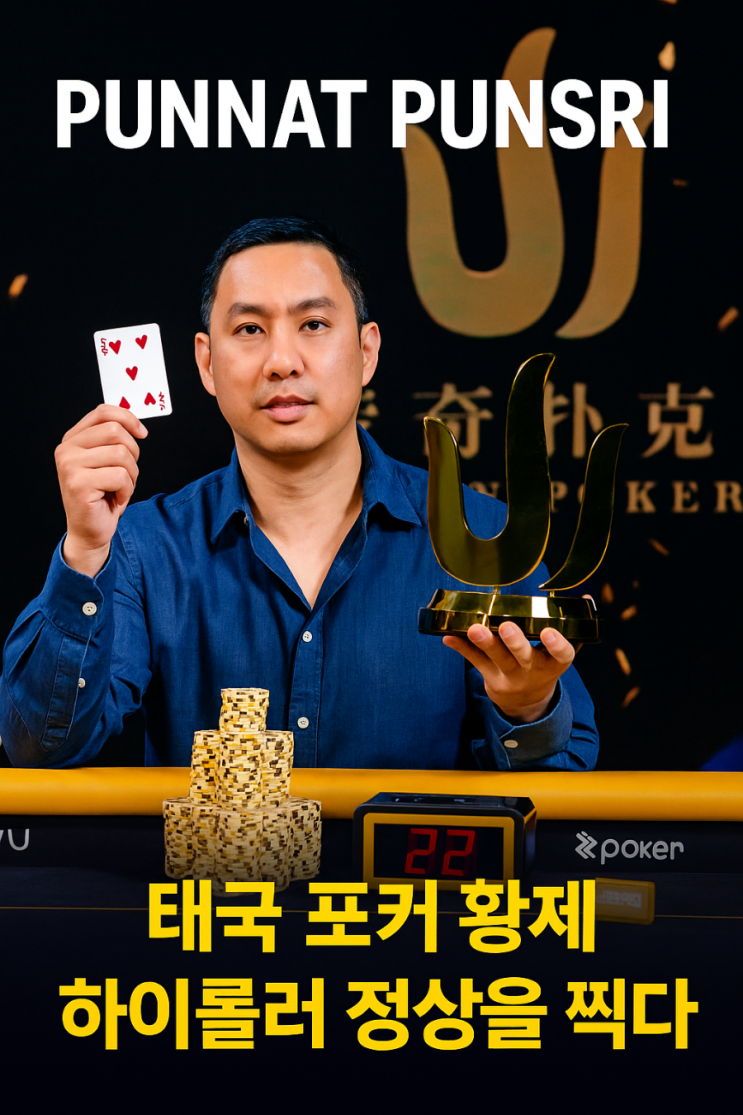 태국 포커계의 황제, 푸낫 푼스리(Punnat Punsri)의 모든 것 : 네이버 블로그