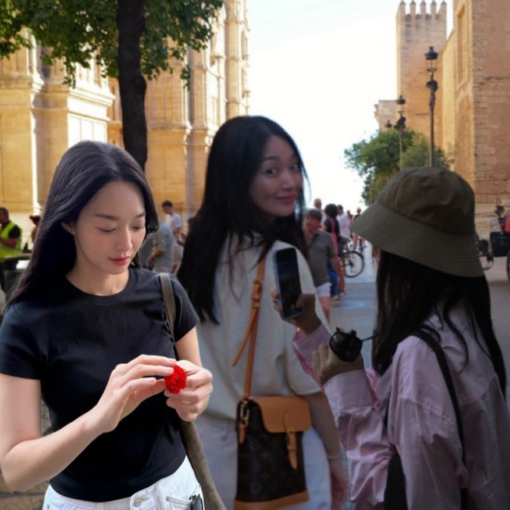 신민아 블로그 유럽 여행 청순 모먼트 ootd : 네이버 블로그