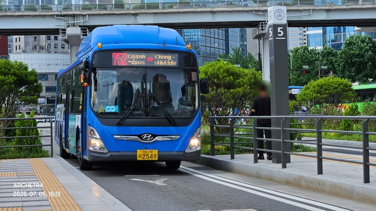 [서울/간선] 752 HYUNDAI NEW SUPER AEROCITY LOW-FLOOR 2021 서울 74사 2549 : 네이버 블로그