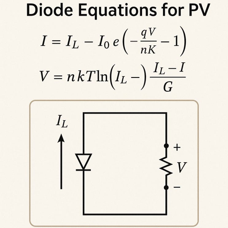 태양전지의 다이오드 방정식 (Diode Equations for PV) : 네이버 블로그
