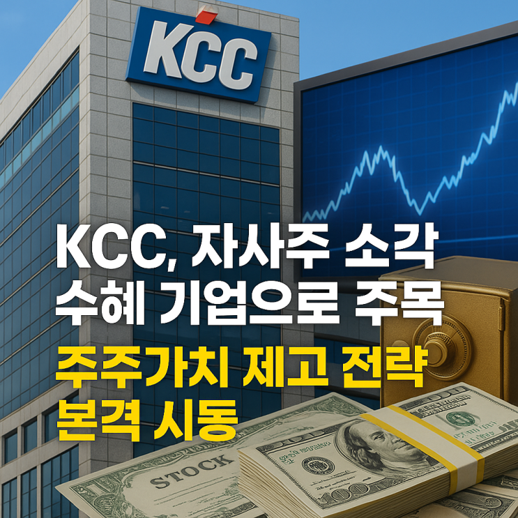 KCC, 자사주 소각 의무화 추진 속 주목받는 이유는? : 네이버 블로그