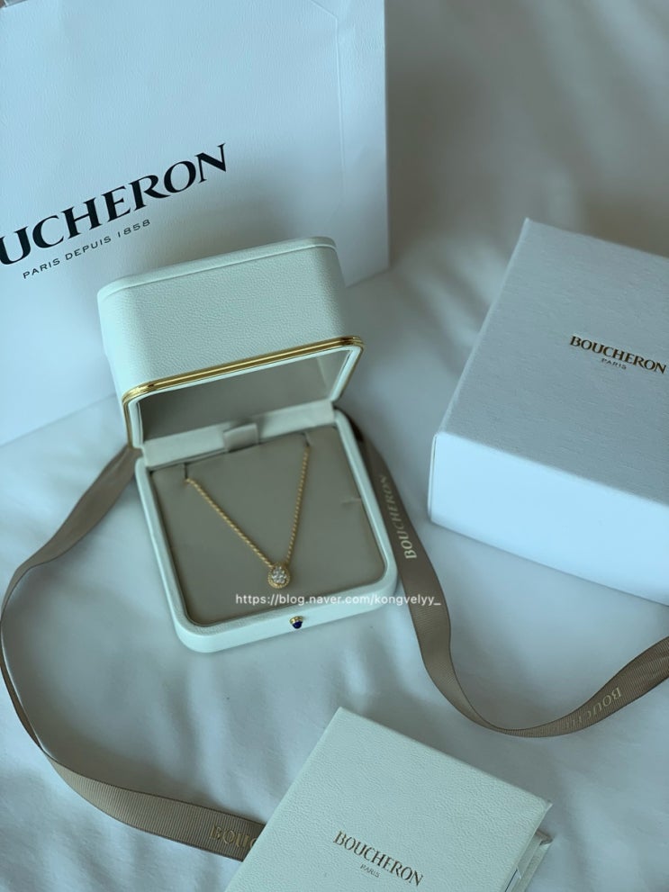 [Boucheron] 부쉐론 쎄뻥 스몰 목걸이 후기/착샷 : 네이버 블로그